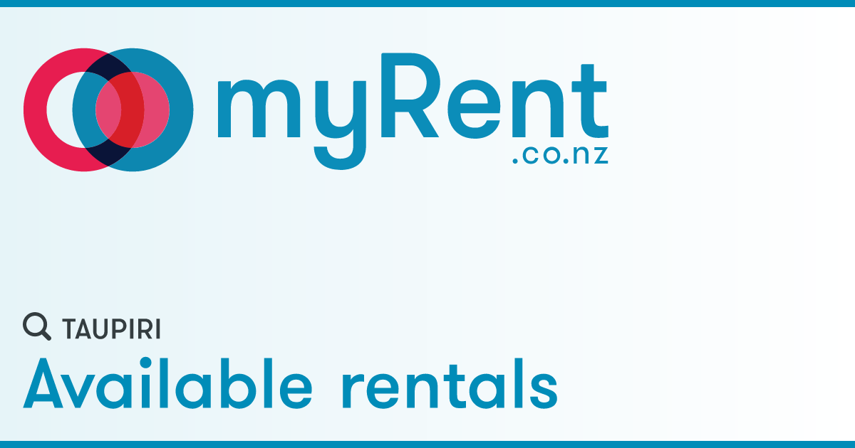 Rentals in Taupiri - myRent.co.nz